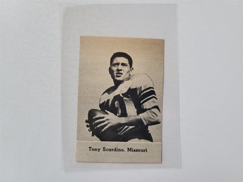 Tony Scardino University of Missouri 1953 Football Pictorial Roto-Panel ...