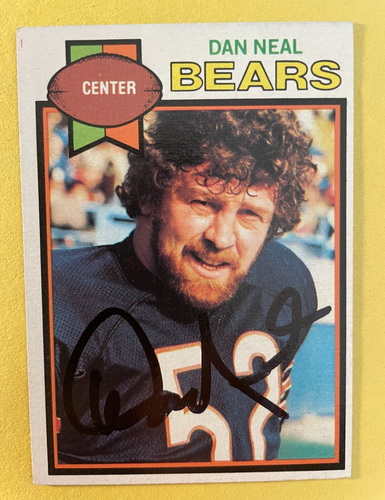 SIGNED DAN NEAL 1979 TOPPS AUTOGRAPHED CARD - BEARS | eBay
