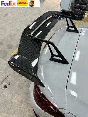 For Cadillac CTS CTS-V ATS 2013-2019 Carbon Fiber Rear Bumper Spoiler ...
