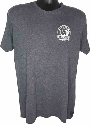 BLUE MOON BEACH GRILL RESTAURANT OBX GRAY SHIRT, NAGS HEAD, NC, SIZE ...