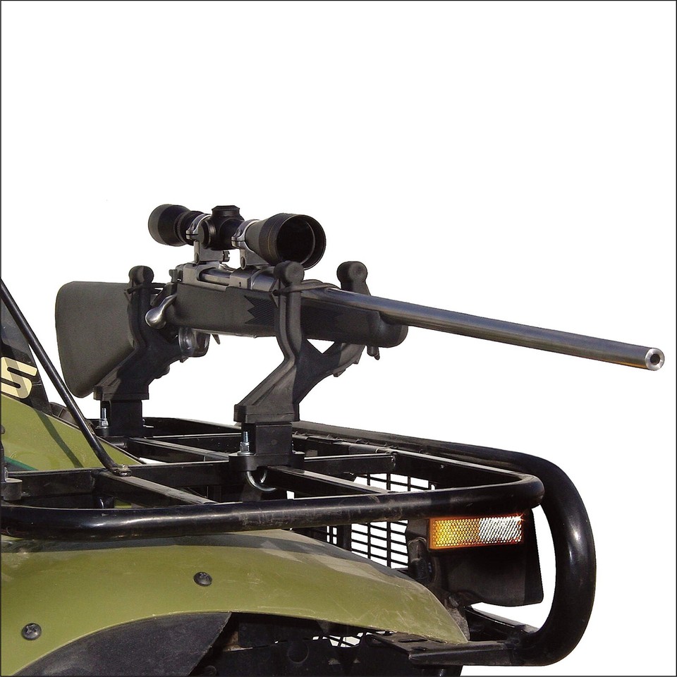 UTV ATV Rifle Gun Bow Rack Single Grip Mount Tool Pole Shovels Rod ...