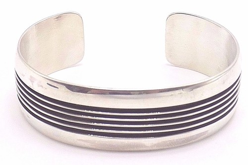 Sterling Silver Navajo Handmade Bracelet-Ray King | eBay