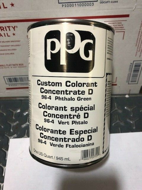 CHOICE PPG CUSTOM PAINT COLORANT, D, E,G,J, M, V, Z | eBay