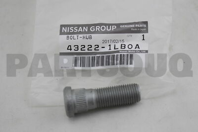 432221LB0A Genuine Nissan BOLT-HUB 43222-1LB0A | eBay