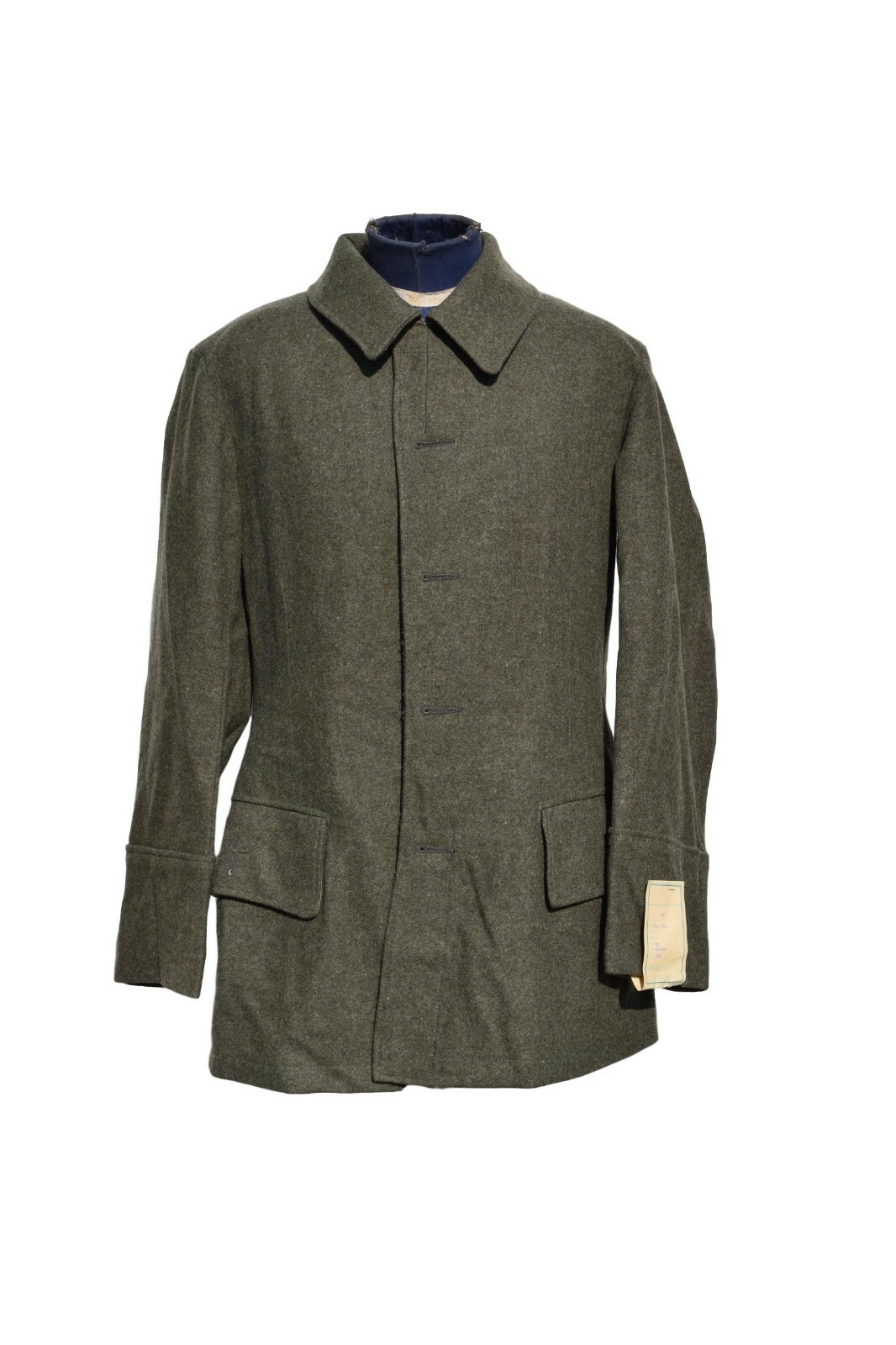 Vintage Swedish Army Fitted Wool Coat / Jacket / Tunic WWII Model2 ...