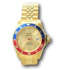 Invicta Pro Diver Automatic Men's 42mm Gold Dial Pepsi Bezel Watch ...
