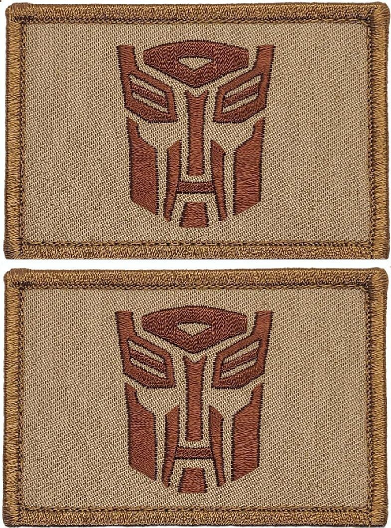 TRANSFORMERS Autobot Embroidered Morale Patch | 2PC Bundle -3" X 2 ...