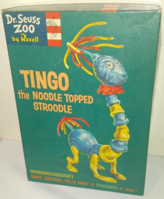 1960'S REVELL DR SEUSS ZOO TINGO THE NOODLE TOPPED STROODLE MODEL KIT ...