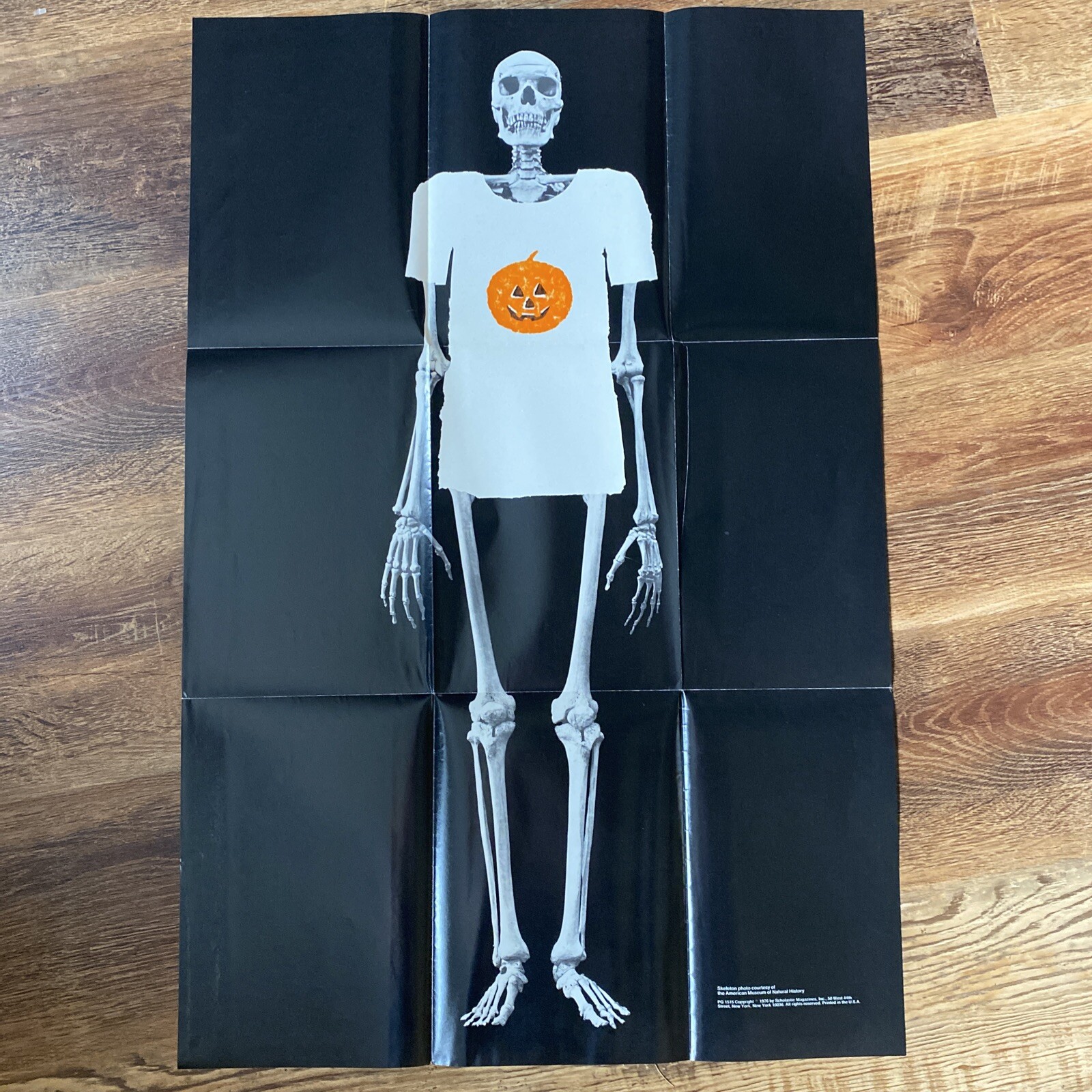 Vintage Halloween Party Decorations Ghost of John Skeleton Poster 2 ...