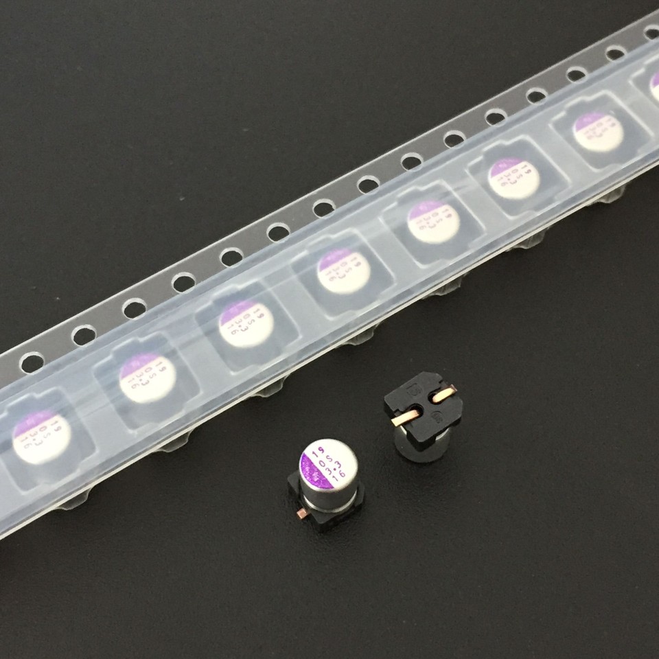 200pcs 3.3uF 16V Sanyo SV 4x5.4mm 16V3.3uF SMD Chip type solid ...