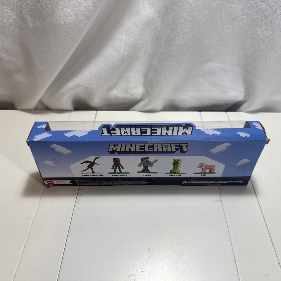 NEW! Minecraft Micro Collectibles 5 Figure Character Play Set with ...