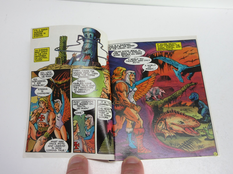 MOTU,THE LEGEND BEGINS mini comic,Masters of the Universe,original,He ...