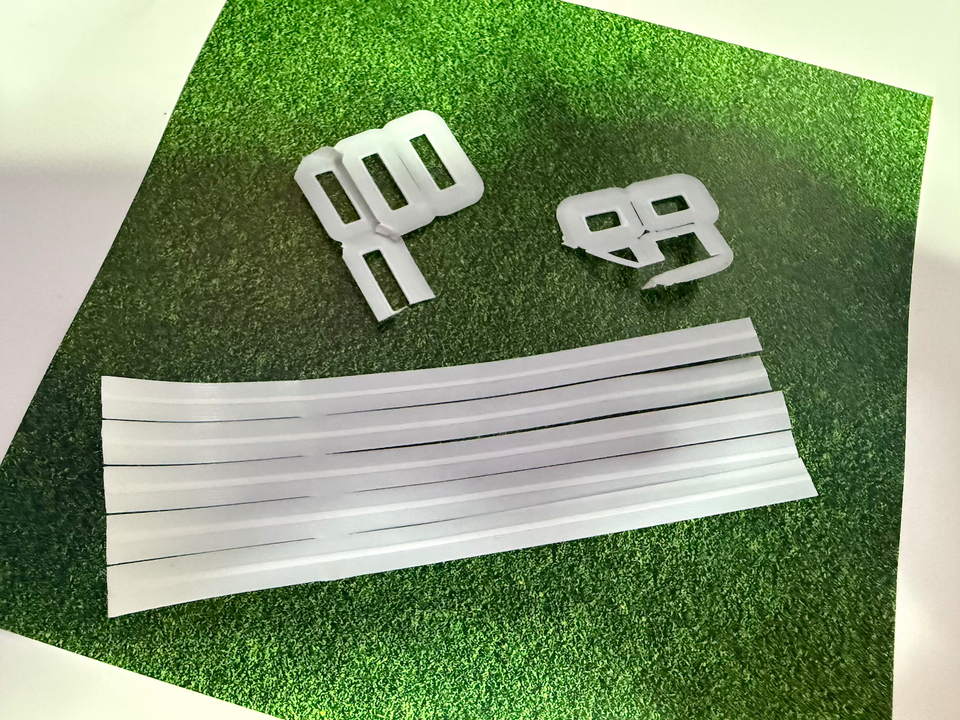 HO Scale Baseball Field Model Train Scenery Sheets – Unique Train ...