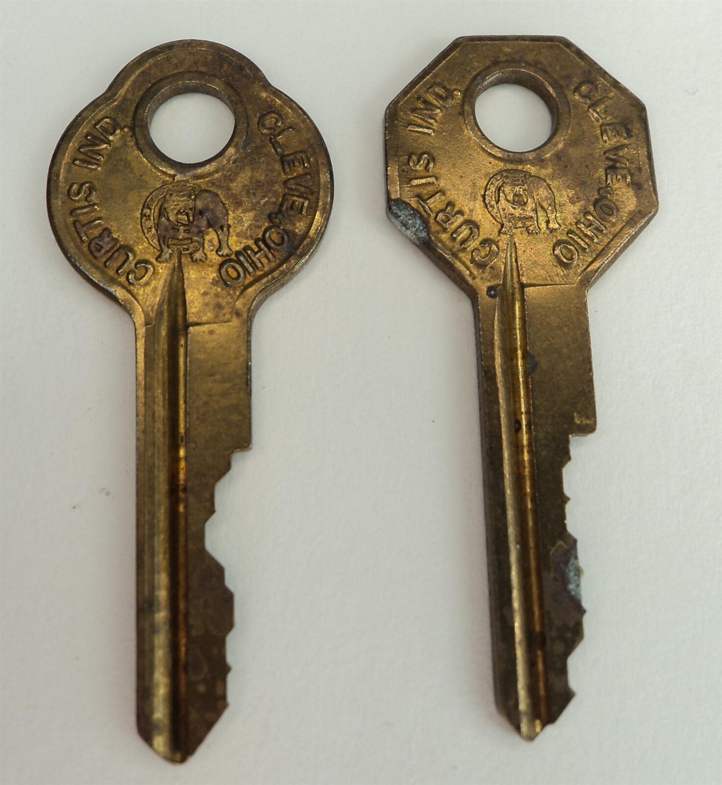 Vintage Lot of 2 Curtis Lock Keys B-10 B-11 - Made in USA | eBay