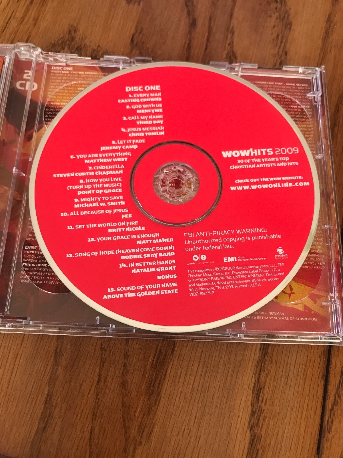 Various Artists : Wow Hits 2009 CD Ships N 24h 80688774226| eBay