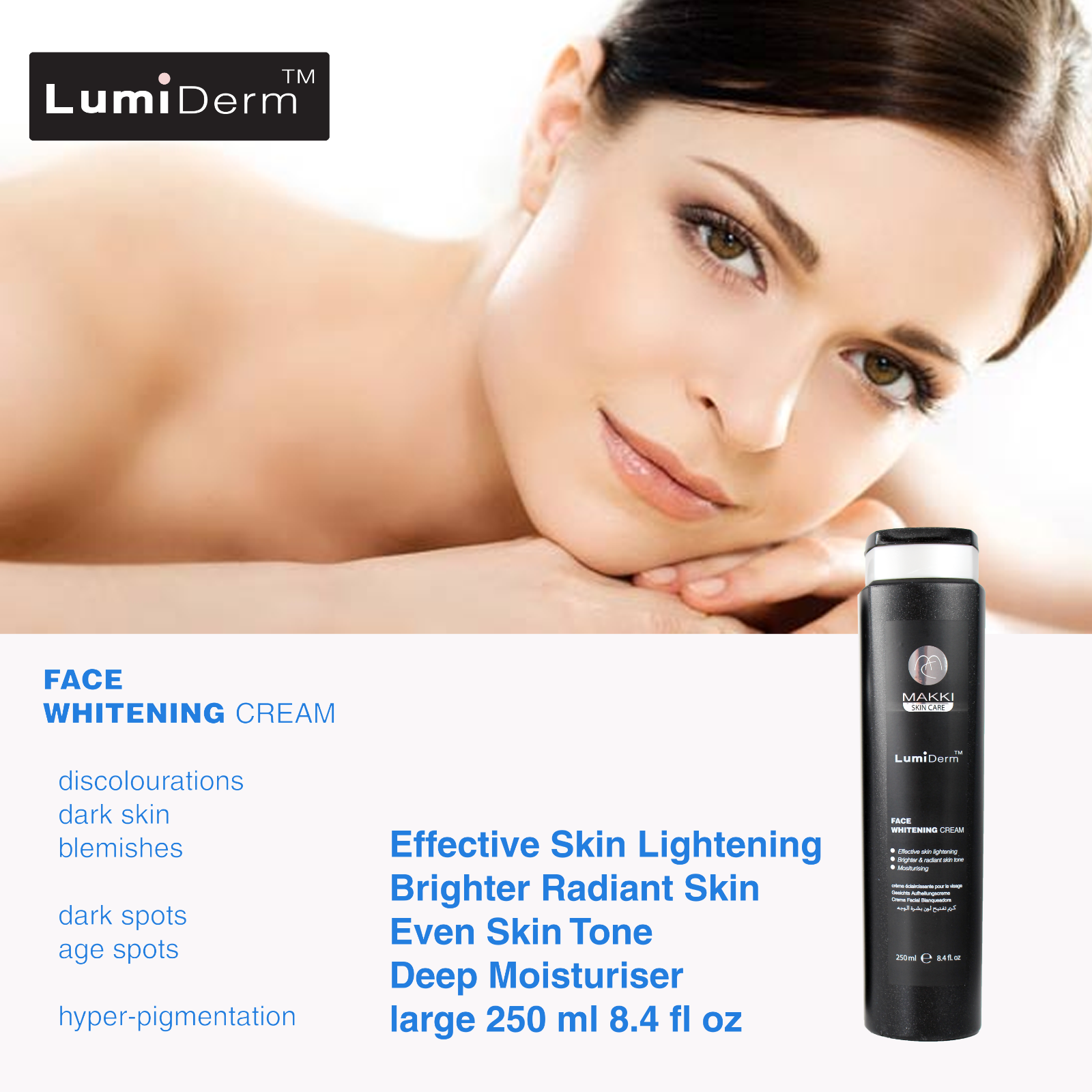 LumiDerm vital Skin Lightening Cream Age Spot Dark patches hyper ...