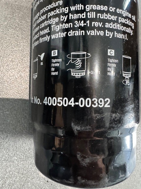 OEM Doosan Diesel Engine Fuel Filter Assembly 400504-00392 PA66-GF30 | eBay