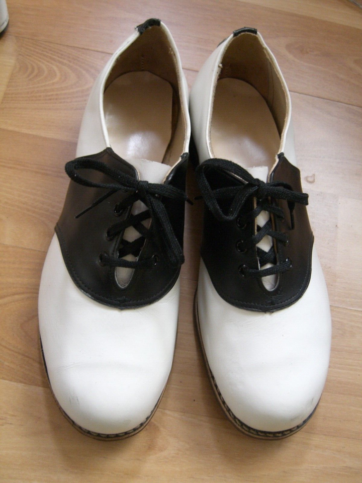 40/50s vintage Pencor Black and White Saddle Shoes US wms 9 1/2 wide | eBay