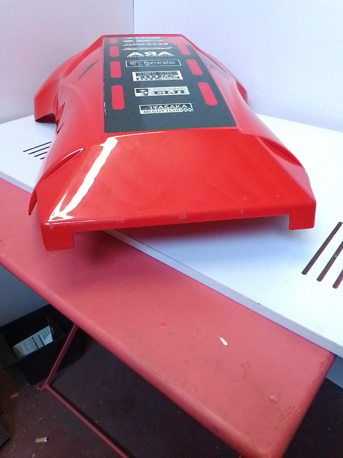 Sega Cover Seat Red Arcade Driving Game SCUD RACE | eBay