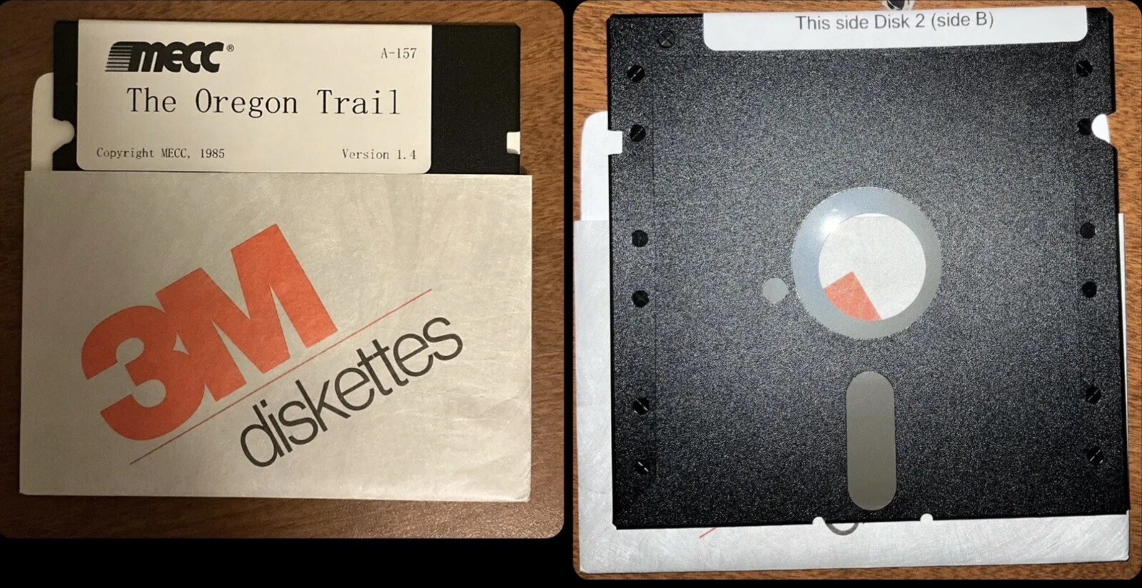 🧃☑️ 🍎 MECC The Oregon Trail for Apple II+ IIe IIc IIGS - NEW Disk v1.4 ...