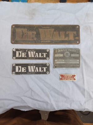 DeWalt GP Radial Arm Saw Name & ID Tags/Badges | eBay