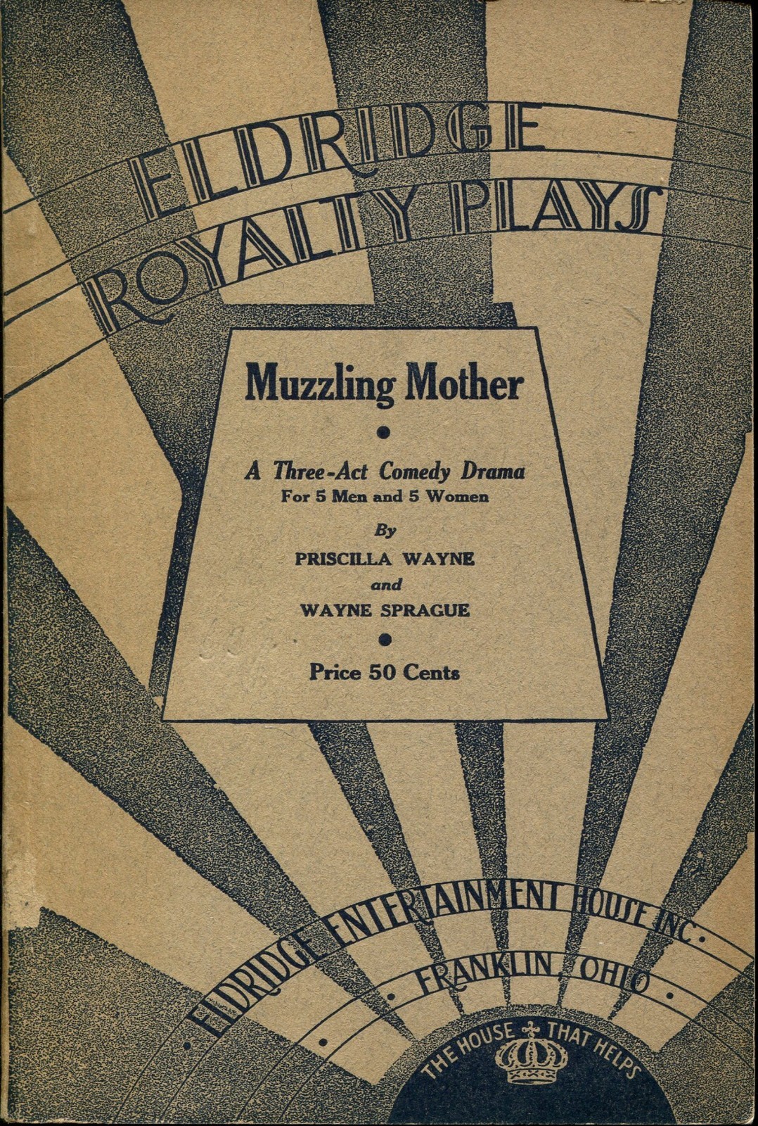 ELDRIDGE ROYALTY PLAYS - MUZZLING MOTHER - by PRISCILLA WAYNE & WAYNE ...