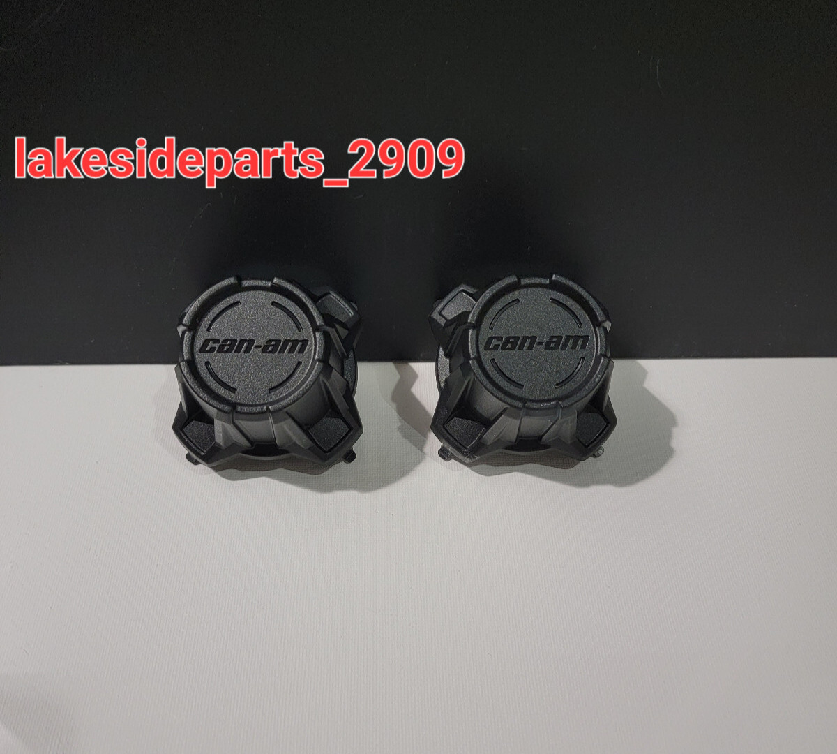 2QTY GENUINE Can-Am Maverick X3 Max Turbo R RR Rear Wheel Center Cap ...