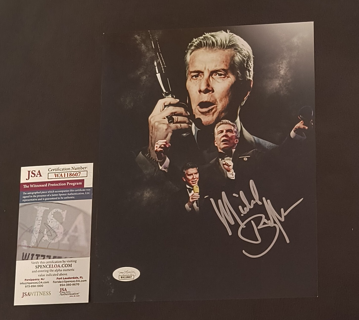 Michael Buffer Signed (Autographed) Custom 8x10 Photo JSA COA Boxing ...