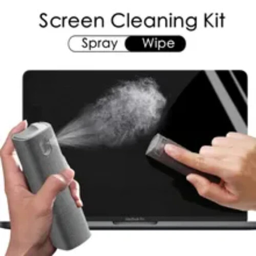 Microfiber Screen Cleaner Spray Bottle Set Mobile Phone Ipad Computer ...