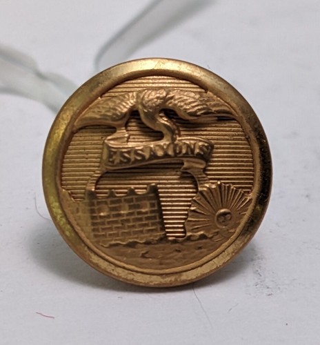 World War I WWI US Engineers Coat Uniform Button Gold Colored N.S Meyer ...