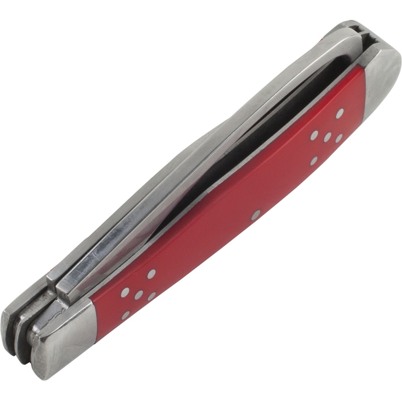 Cattlemans Cutlery Red Delrin Handles Farriers Companion Pocket Knife ...