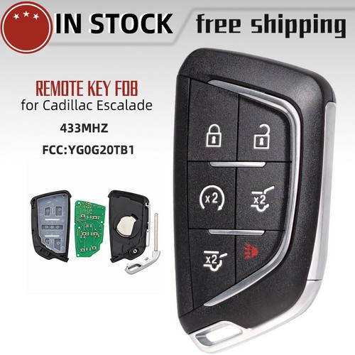 For 2021-2025 Cadillac Escalade Remote Smart Key Fob 6 Buttons ...