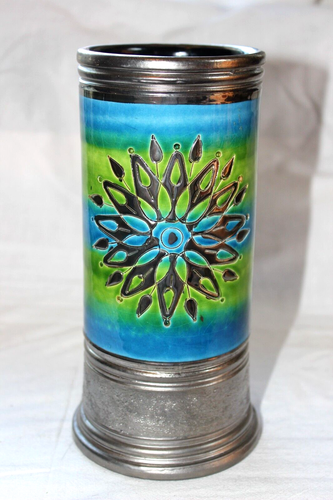 Mid Century Aldo Londi Rosenthal Netter Bitossi Rimini Blue Sun ...