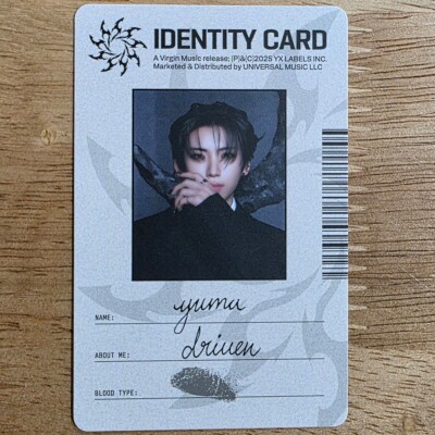 Yuma Official Identity Card &Team Go In Blind Standard Version ...