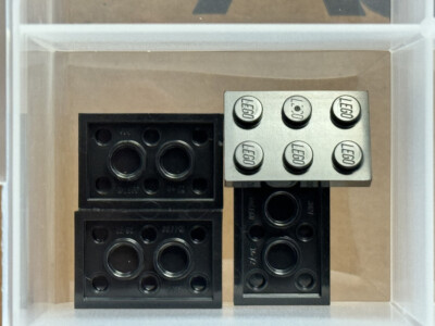 LEGO Parts - Black Plate 2 x 3 - No 3021 - QTY 5 | eBay