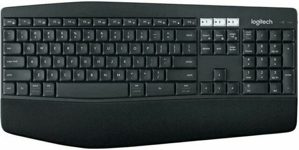 Logitech K850 Wireless Bluetooth PC Keyboard Receiver - Black for sale ...