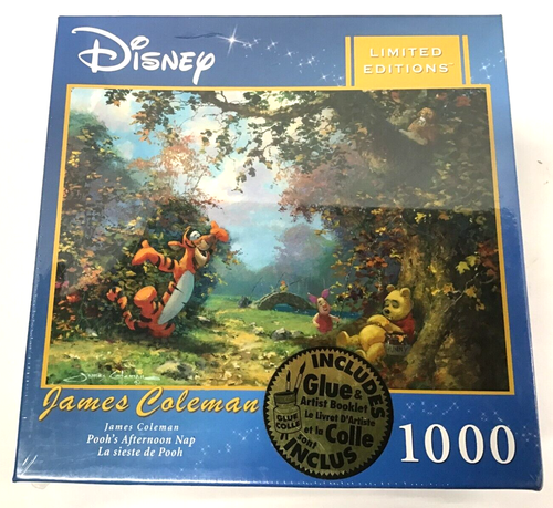 Disney 2007 Limited Editions James Coleman Poohs Afternoon Nap 1000 ...