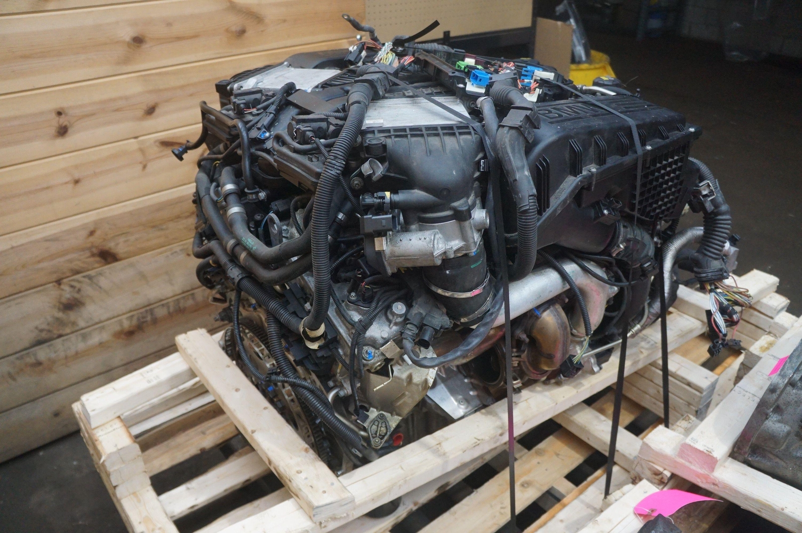 6.0L Twin Turbo V12 N74 Engine Motor Dropout N74B60A 535hp BMW 760 F02 ...