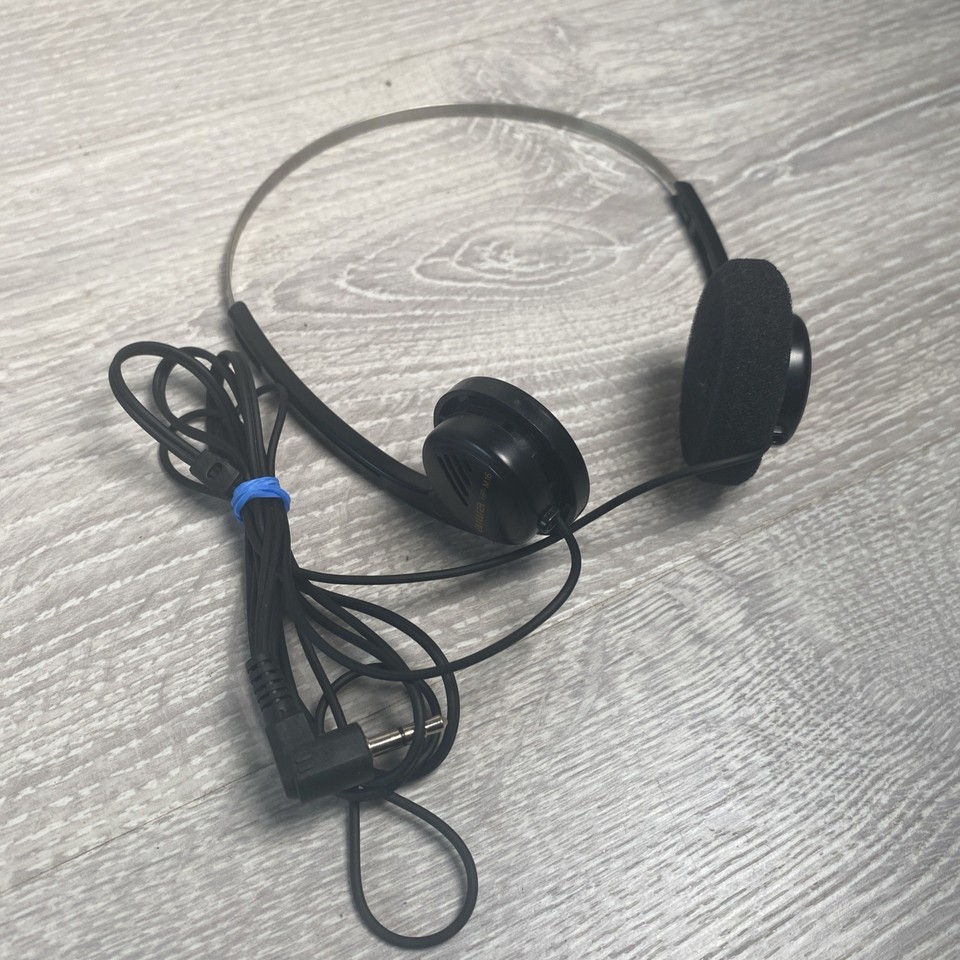 Aiwa HP-M16 Dynamic Black Stereo Headphones for Walkman Tested And ...