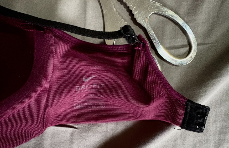 Nike Dri-Fit Alpha pink High impact Sports Bra small S A-C (32c 34a 34b ...