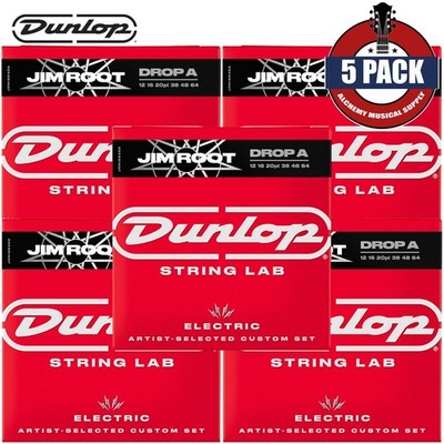 5-PACK Dunlop JRN1264DA Jim Root Signature Electric Guitar Strings 12 ...
