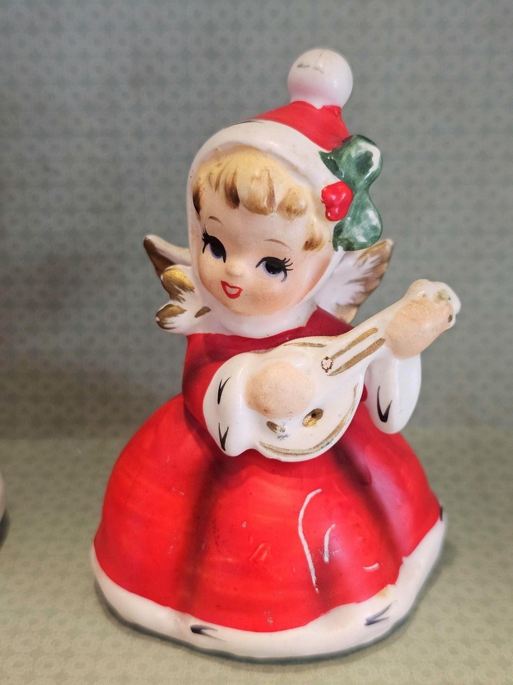 Vintage Napco Christmas Angel Set, Napco Angel, Christmas Decor, Napco ...