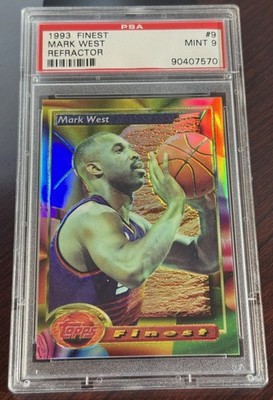 1993 MARK WEST TOPPS FINEST REFRACTOR #9 PSA 9 POP 13 | eBay