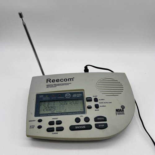 Reecom R-1650A Weather Alert Radio With S.A.M.E. Tested - Works | eBay