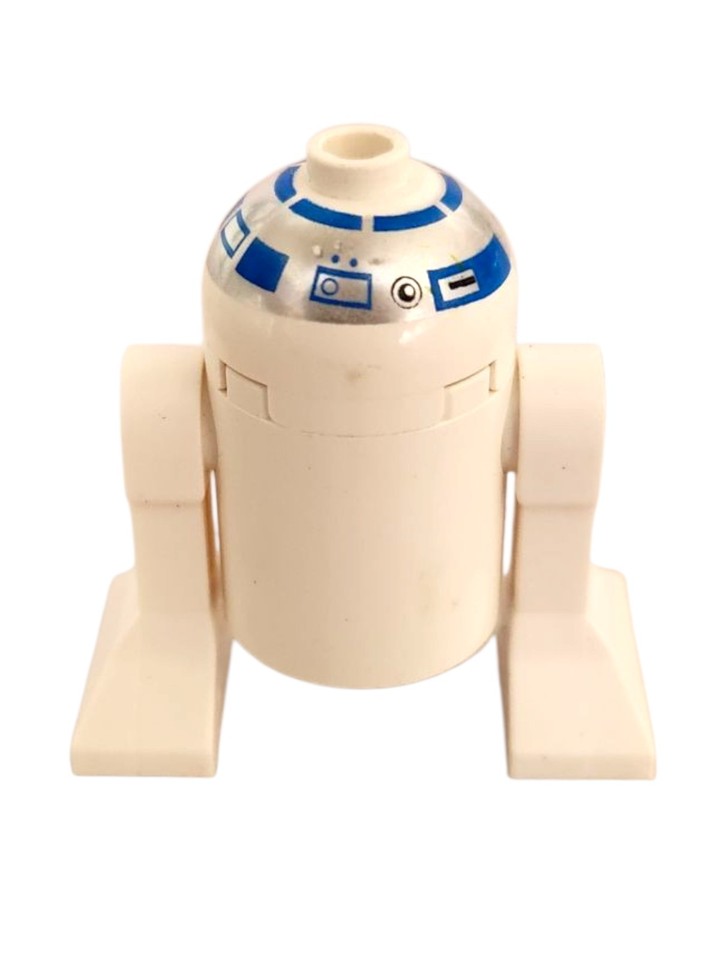 Lego Star Wars minifigures Astromech Droid R2-D2 minifig Silver White ...