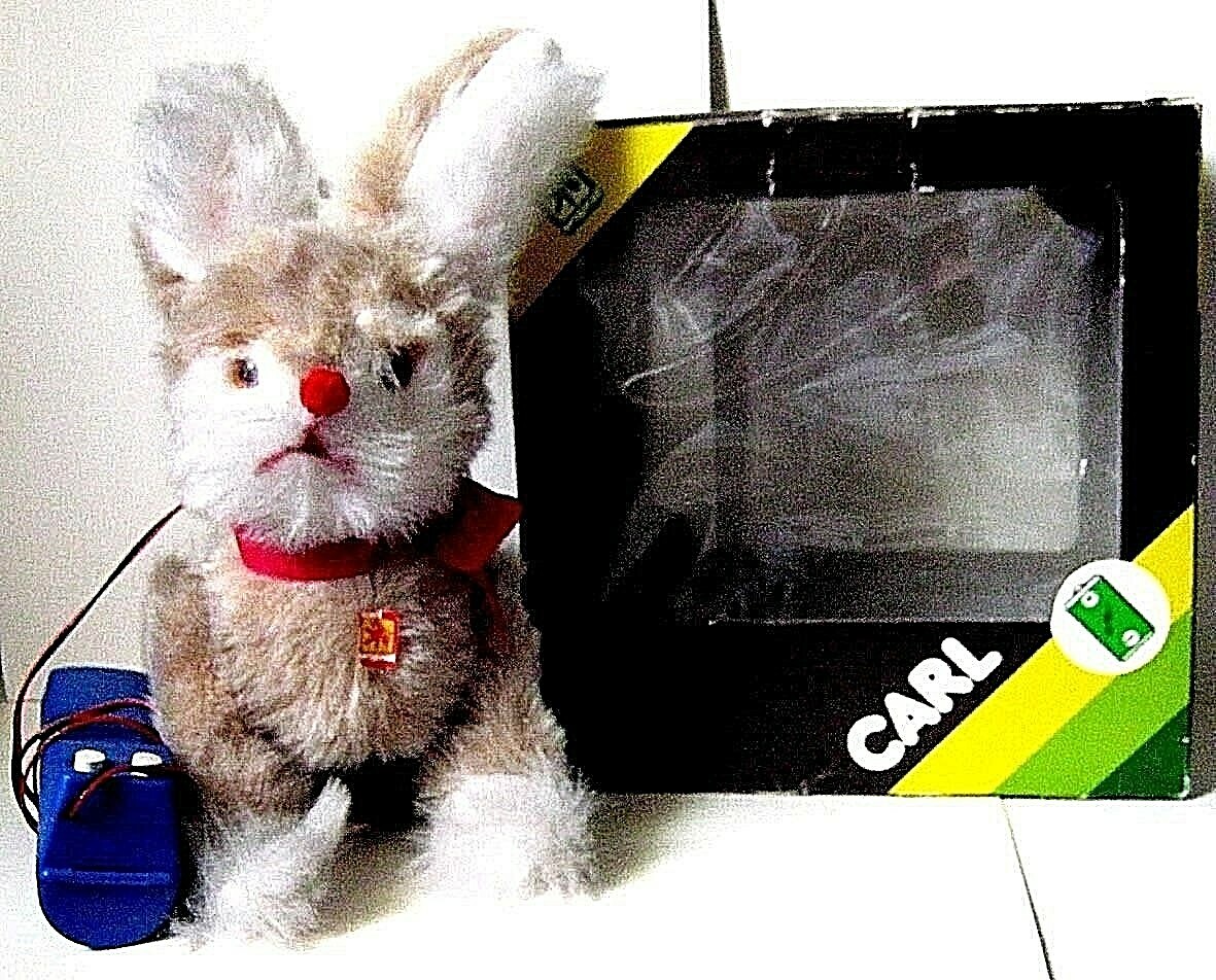 AUTOMATE CARL - LAPIN SAUTEUR AVEC TELECOMMANDE ET BOÎTE - MADE IN WEST ...