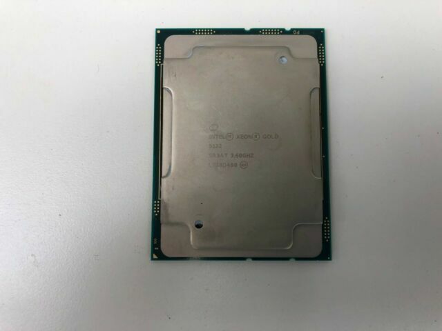 Intel Xeon Gold 5122 CPU Processor 4 Core 3.60ghz 16.5mb L3 Cache 105w ...