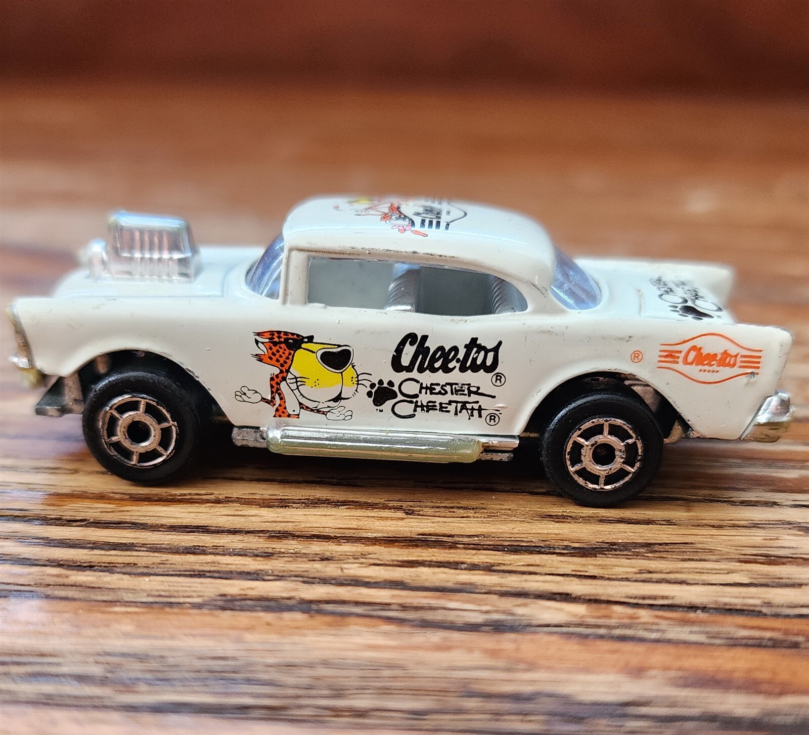 1994 MAJORETTE CHEETOS 1957 CHEVY CHEVROLET No 223 CHESTER CHEETO 1/64 ...