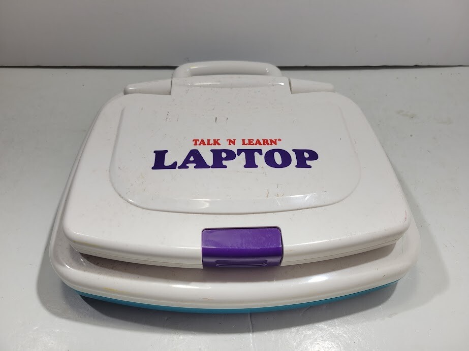 Scientific Toys Vintage 1997 Talk N Learn Kids Laptop Interactive Toy ...