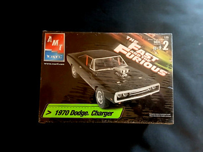 Model Kit 1970 Dodge Charger "The Fast and the Furious" AMT 1:25 Skill ...